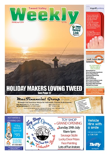 Tweed Valley Weekly, July 19 , 2018 - Tweed Valley Weekly