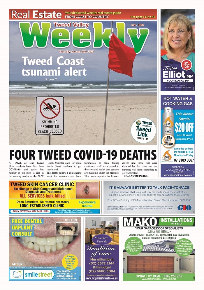Tweed Valley Weekly, January 20, 2021 - Tweed Valley Weekly
