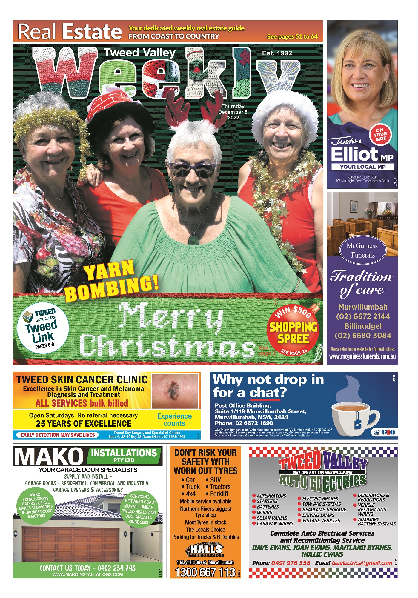Tweed Valley Weekly, December 8, 2022 - Tweed Valley Weekly