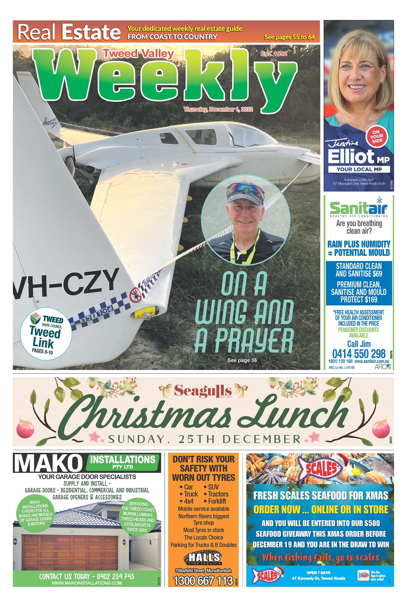Tweed Valley Weekly, December 1, 2022 - Tweed Valley Weekly