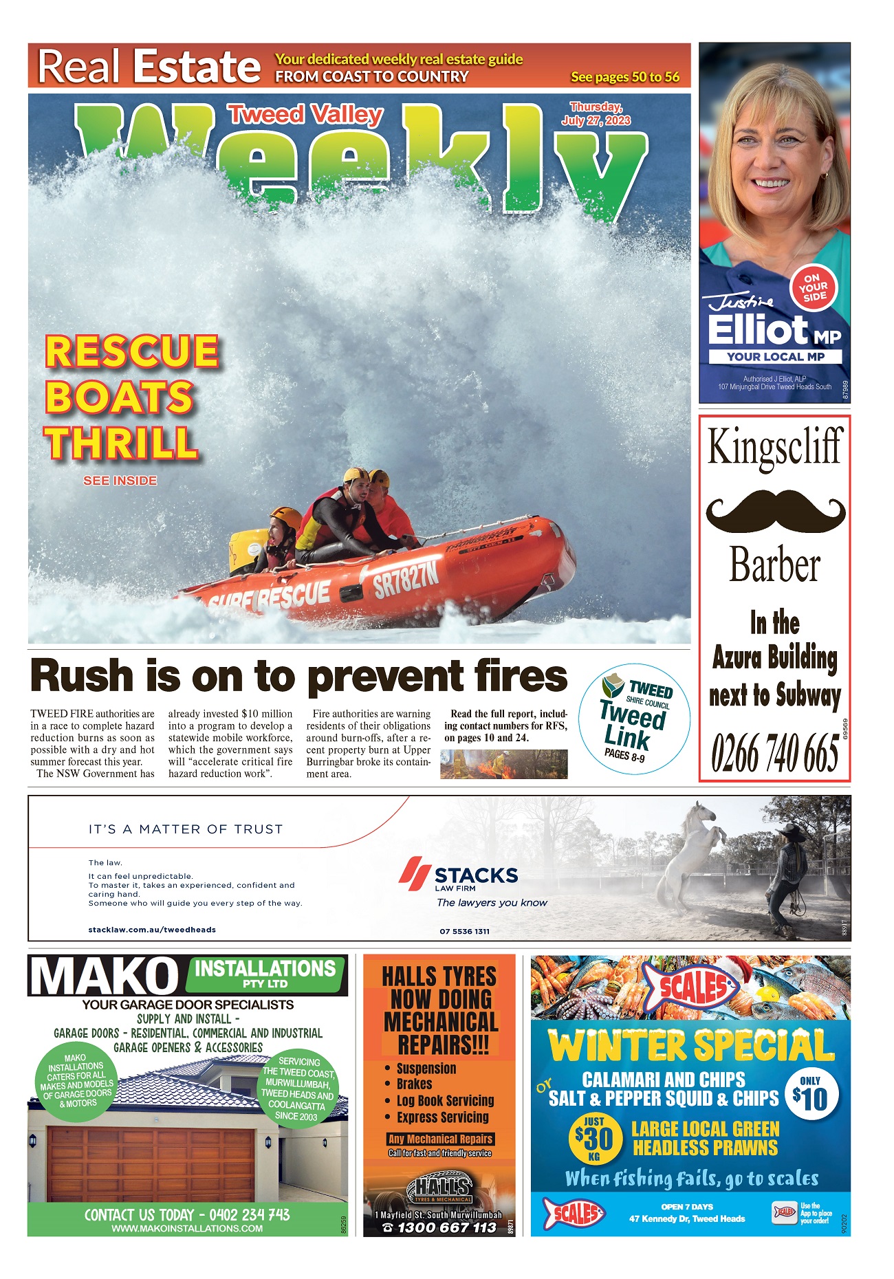 Tweed Valley Weekly, July 27, 2023 - Tweed Valley Weekly