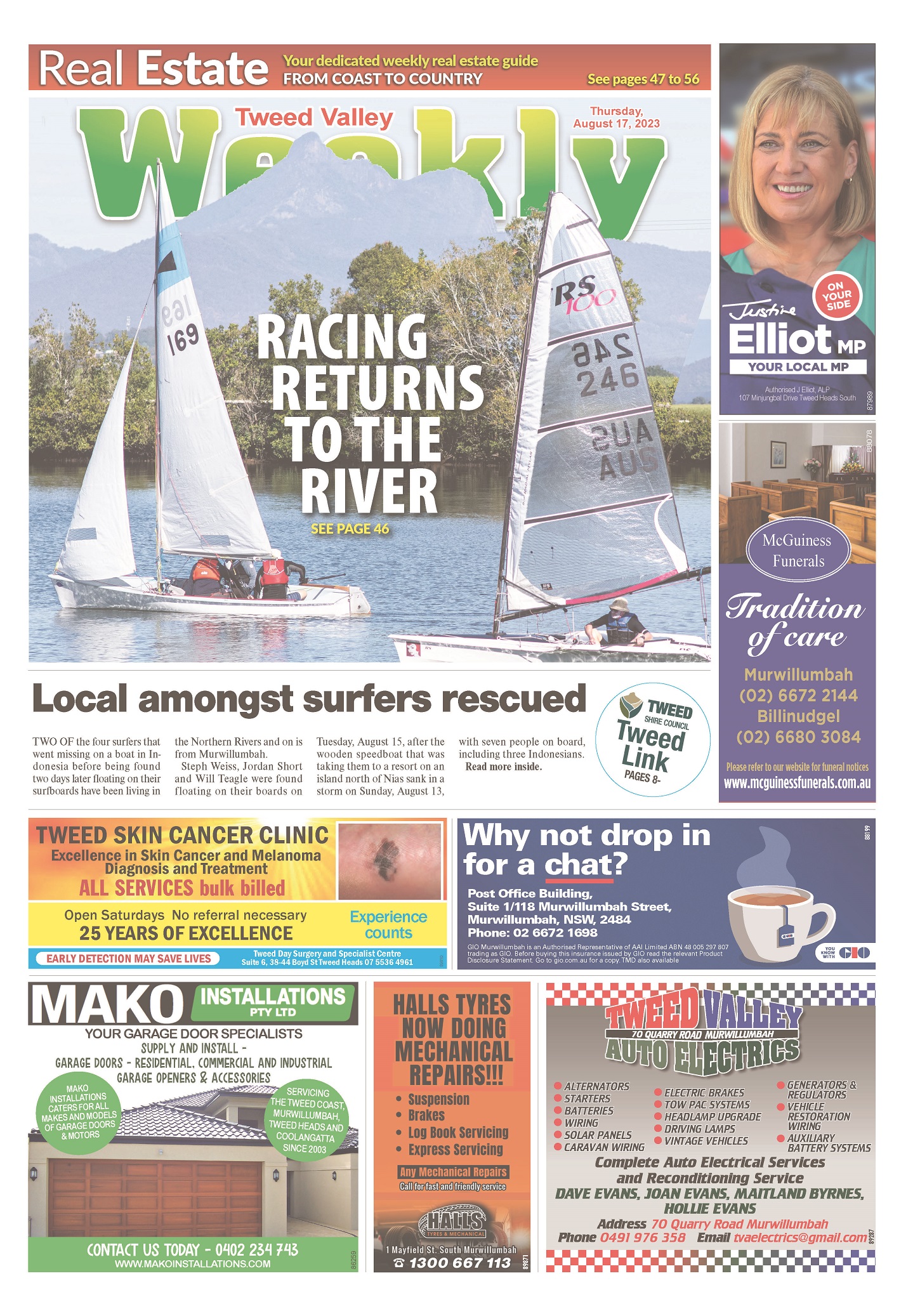 Tweed Valley Weekly, August 17, 2023 - Tweed Valley Weekly