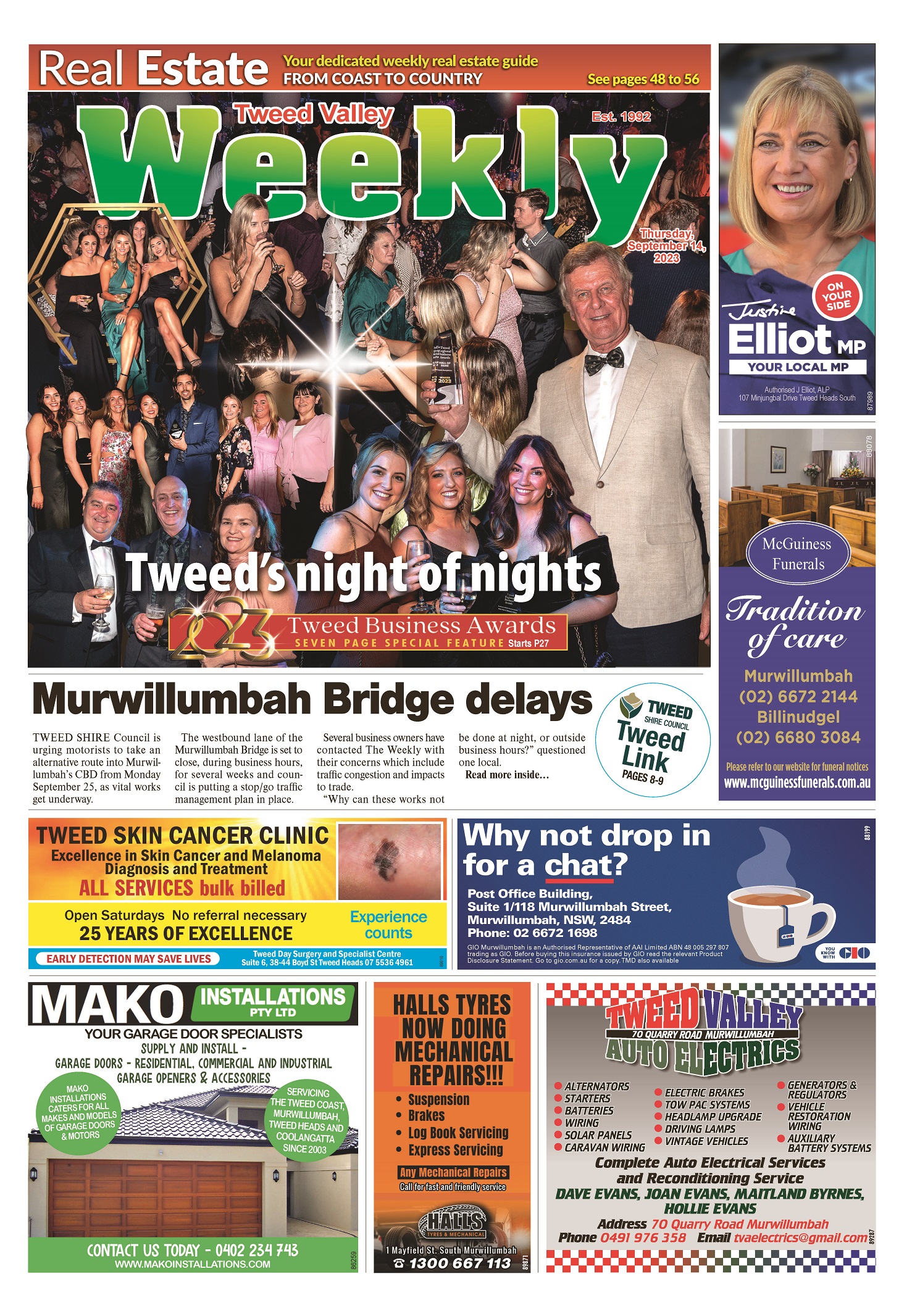 Tweed Valley Weekly, September 14, 2023 - Tweed Valley Weekly